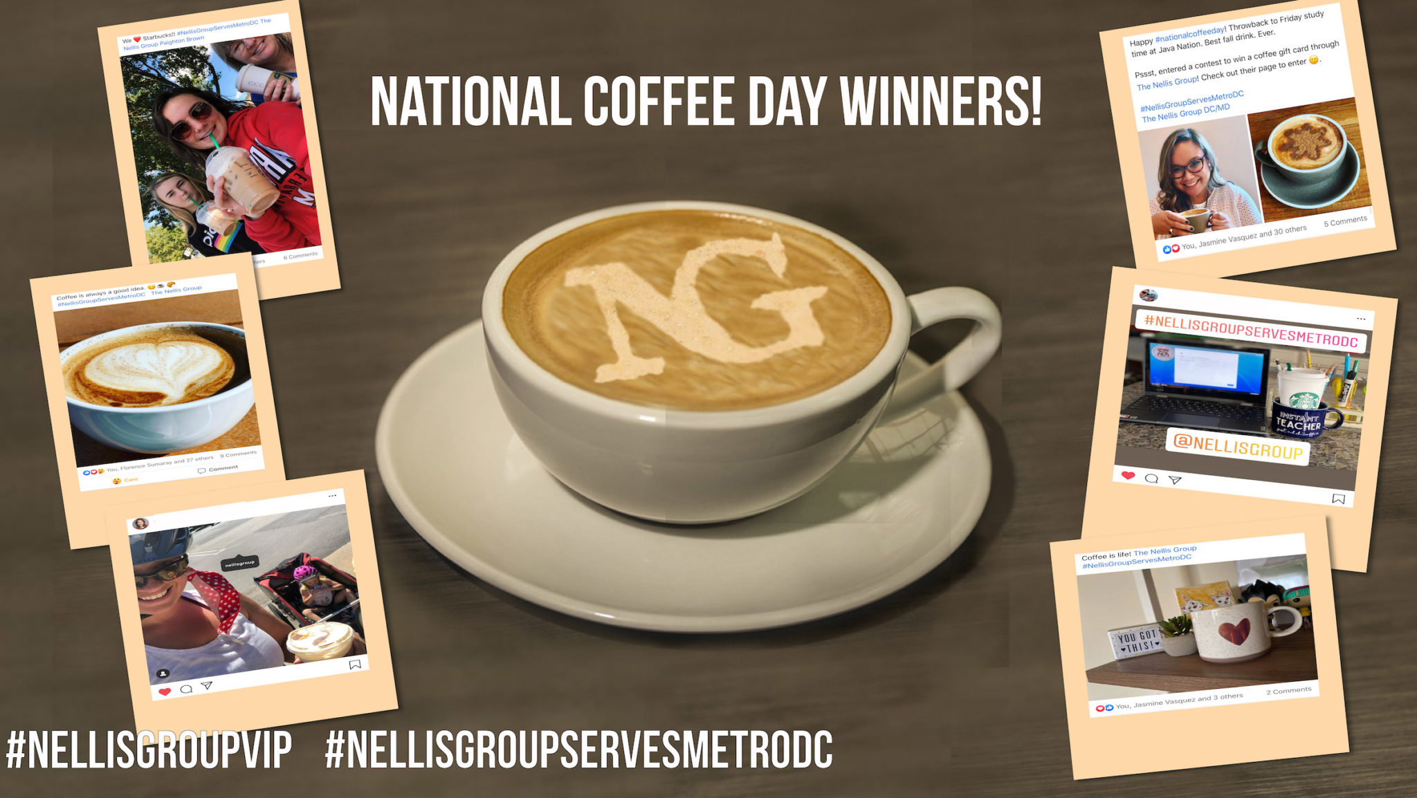 Congratulations to our National Coffee Day winners! - The Nellis Group Blog